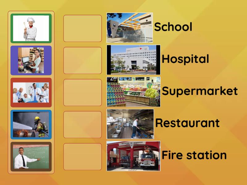 COMMUNITY HELPERS - Match up