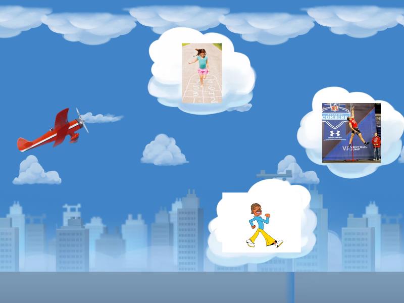 Action Verbs 1-2 - Airplane
