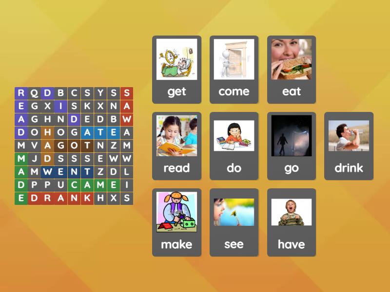 Starlight 4 Module 8 Irregular verbs - Wordsearch