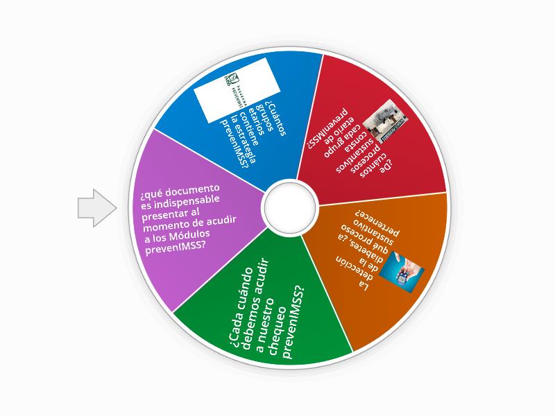 Chequeo prevenIMSS - Spin the wheel