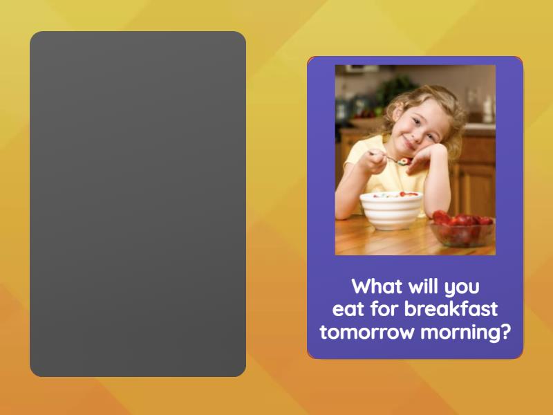 Future Simple - Speaking cards