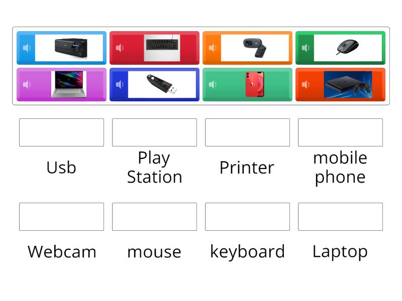 Technological Devices - Match up
