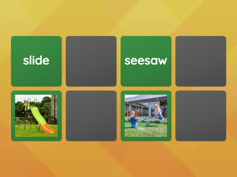 playground - Matching pairs