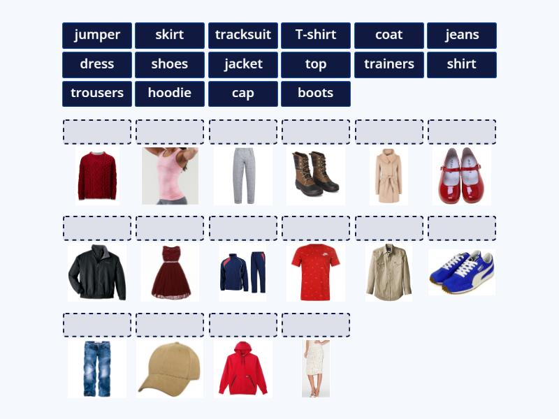 1_unit 2_clothes - Match up