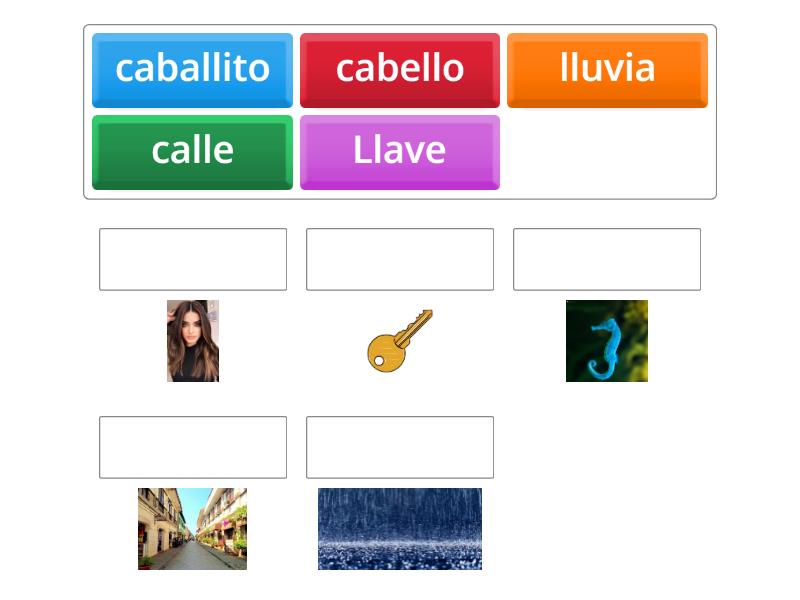 Silabas Ll - Match up