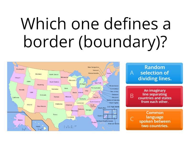 Political Boundaries - Quiz