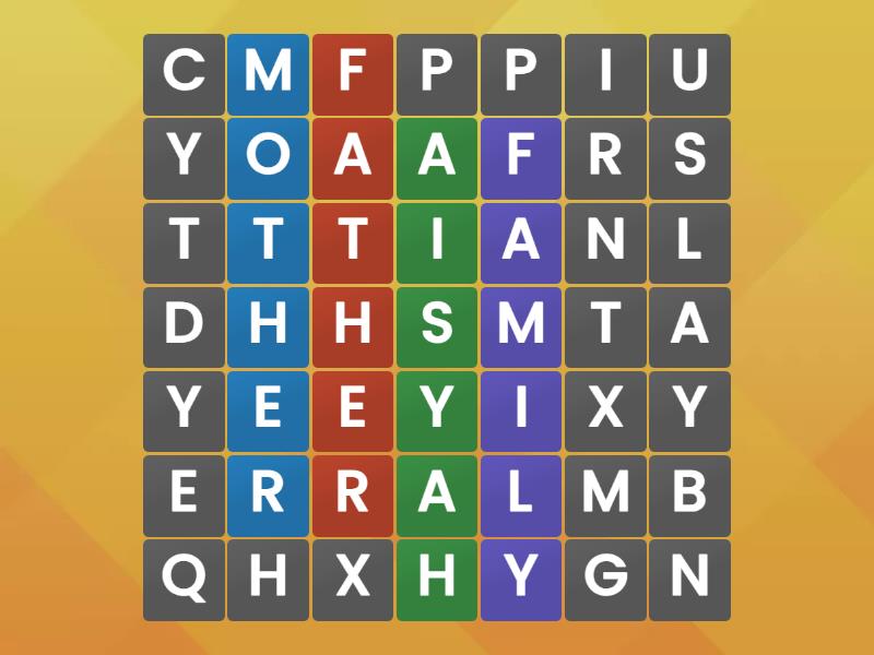 Find a word level 1 - Wordsearch