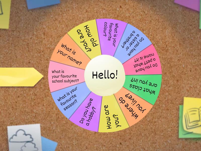 Hello - Spin the wheel