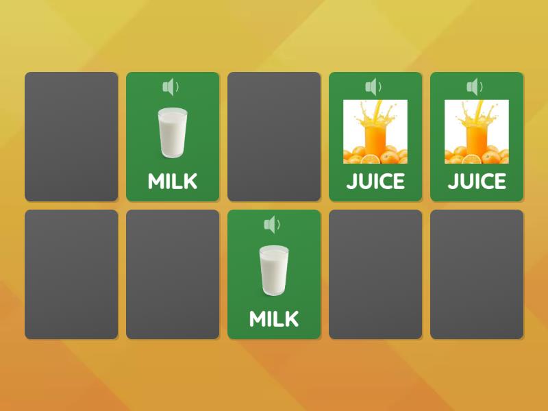 DRINKS - Matching pairs