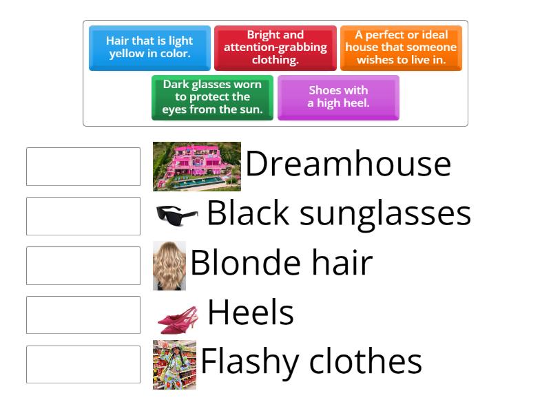VOCABULARY WORDS - Match up