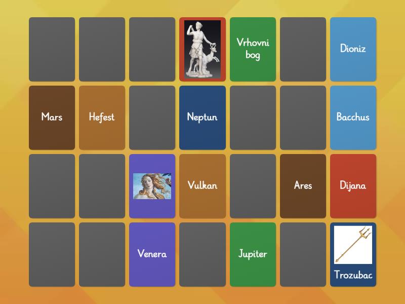 RIMSKI BOGOVI - Igra pamćenja