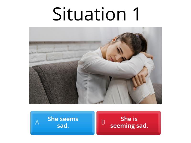 Stative Verbs Situations Exercise - Quiz