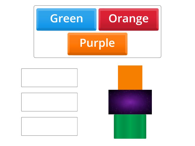 Guess the color (indovina il colore) - Match up