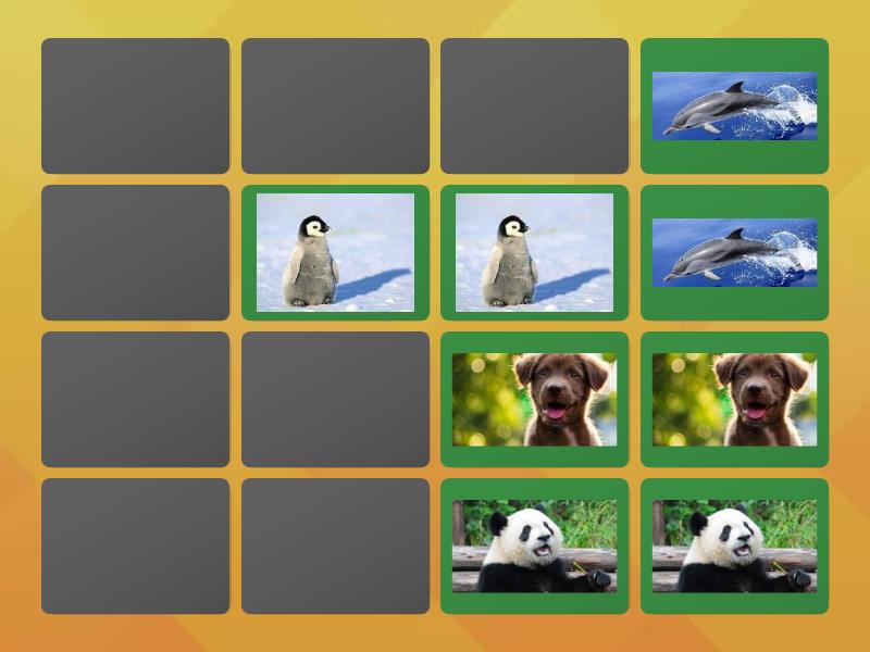 Animals memory - Parejas