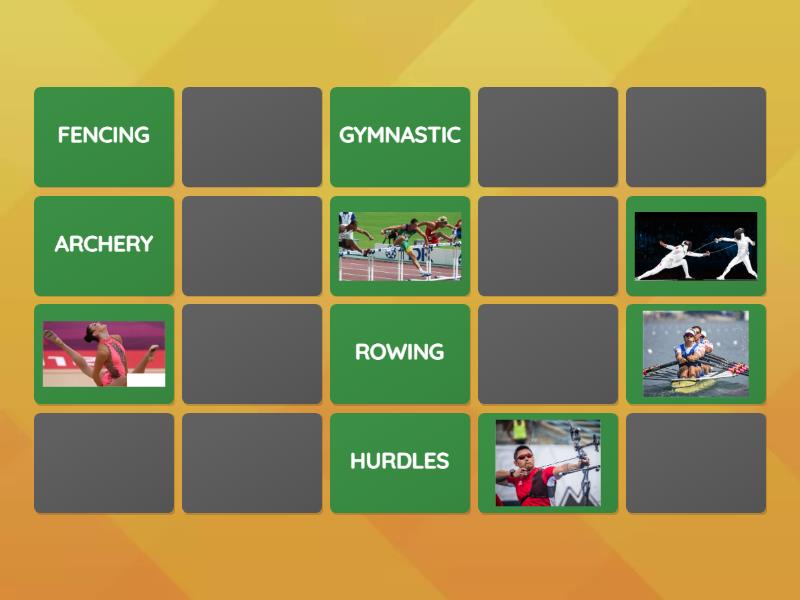 Olympic sports - Matching pairs