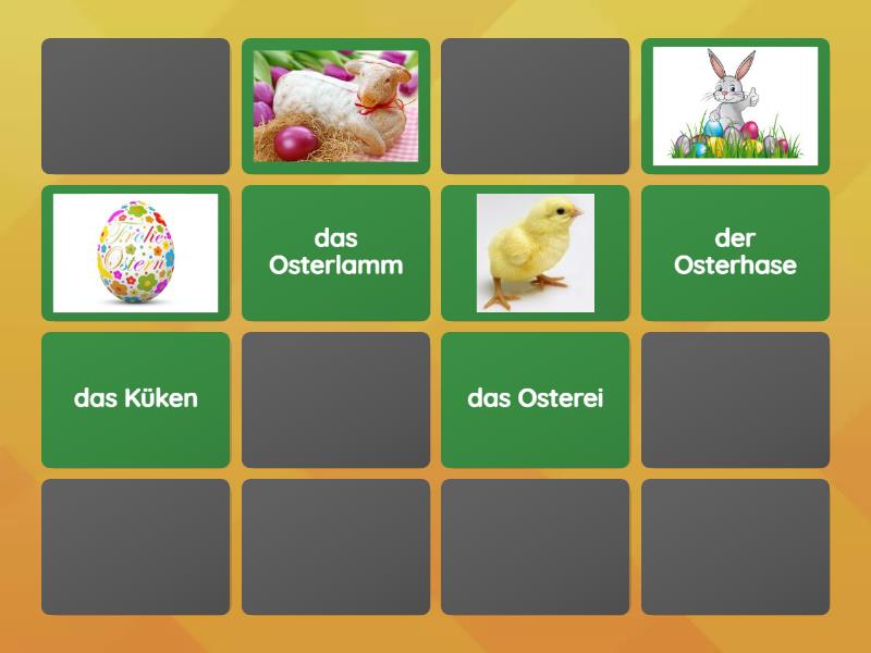 Ostern 1 - Matching pairs