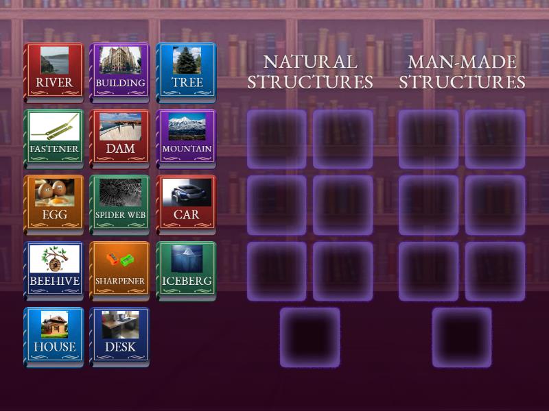 NATURALS. STRUCTURES - Group sort
