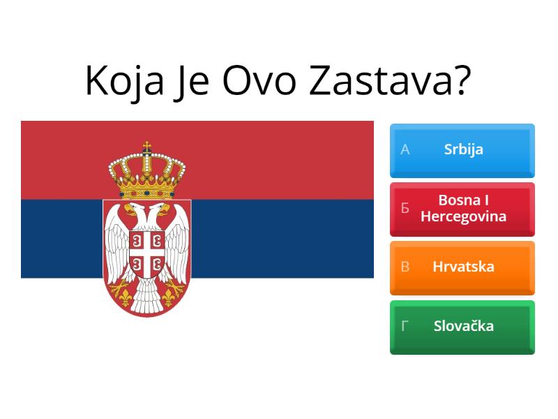 Zastave - Kviz