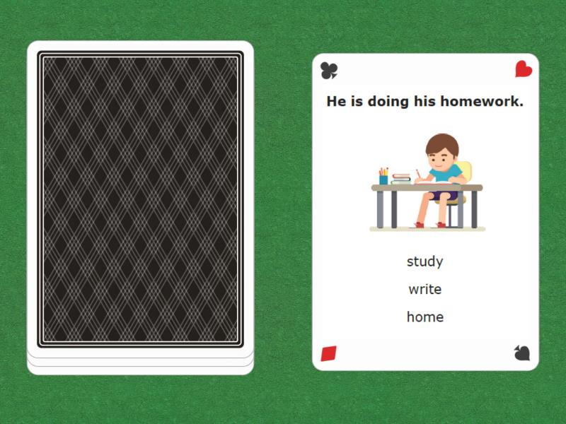 present continuous taboo part B - Speaking cards