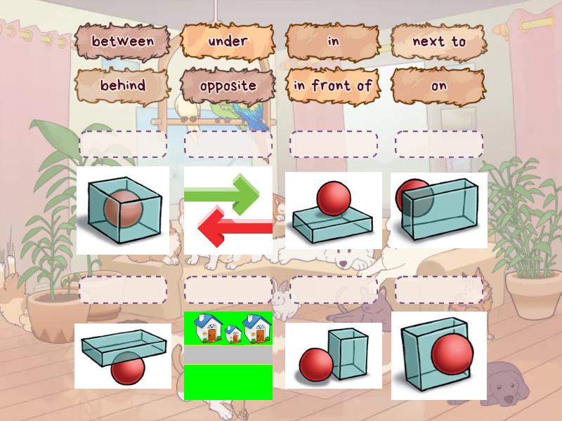 Spotlight 6 Module 2 (Prepositions of Place) - Match up