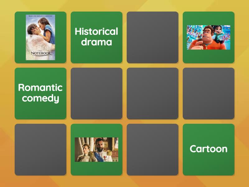 Kind of movies - Matching pairs