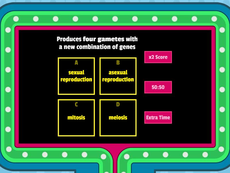 Mitosis, Meiosis, Sexual and Asexual Reproduction - Game show de TV