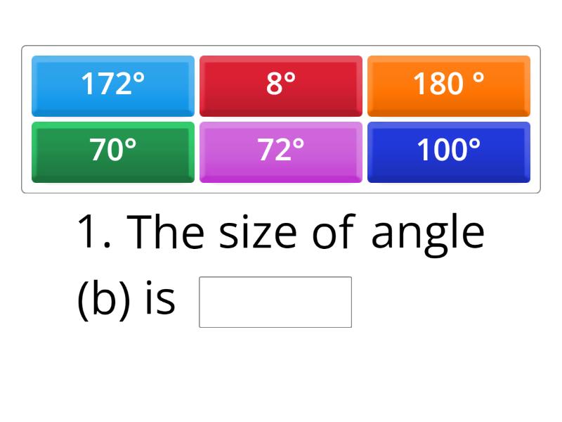 I can calculate missing angles. - Complete the sentence
