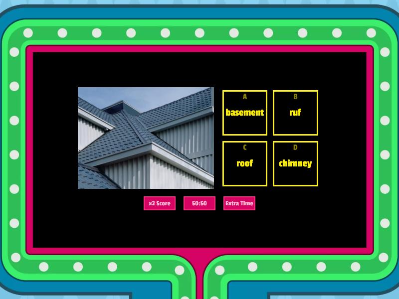 house vocabulary - Gameshow quiz