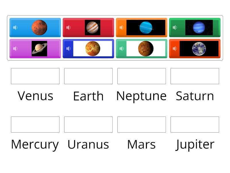 Planets - Match up
