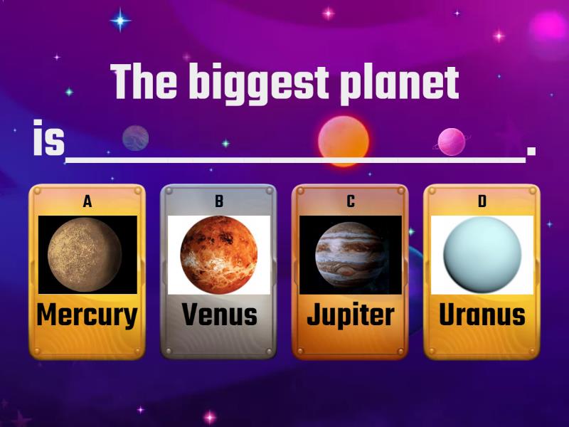 The Planets of our Solar System - Quiz