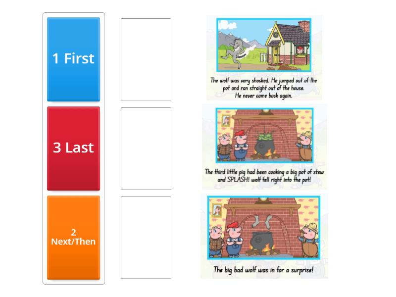 Three Little Pigs - Match up