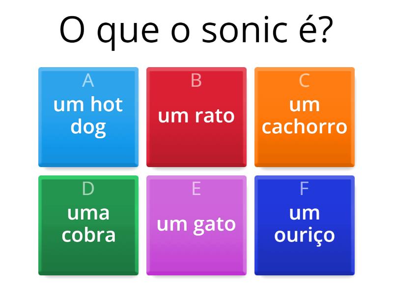 - Sonic - Quiz