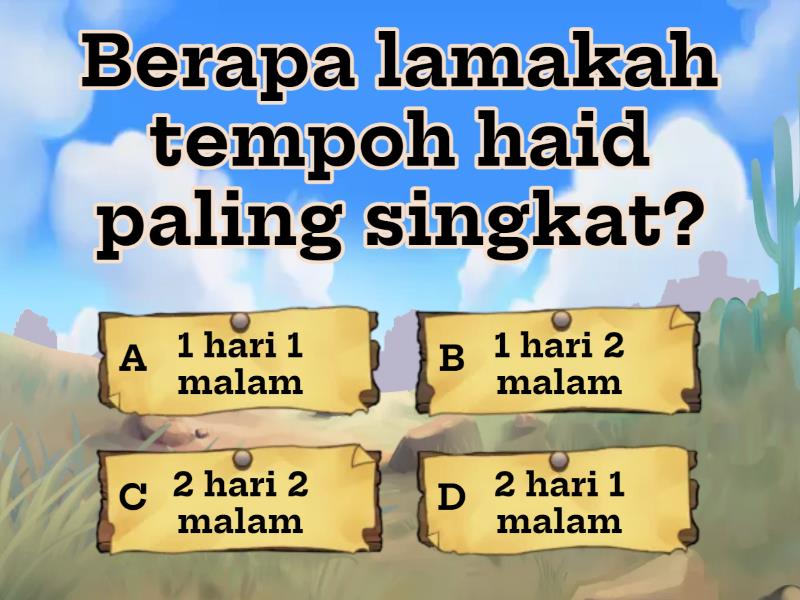 KITARAN HAID - Quiz