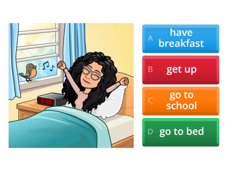 Daily routine - Quiz