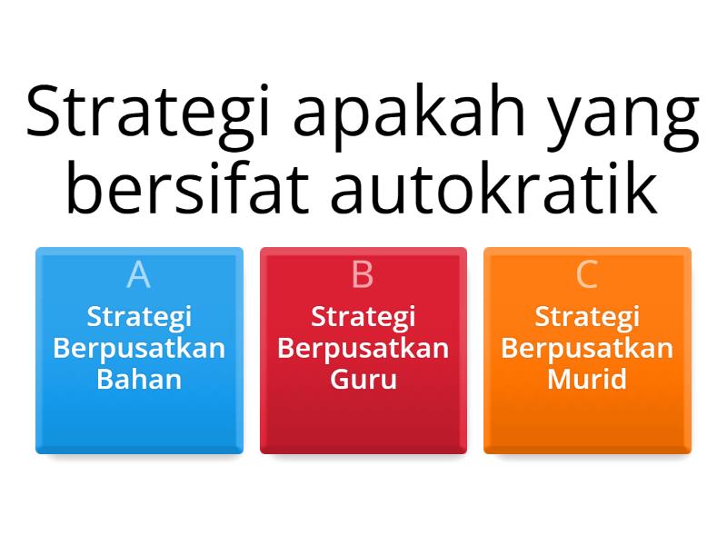 STRATEGI PDP - Quiz