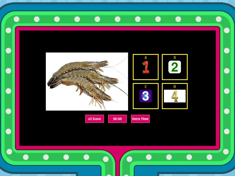 sea animals - Gameshow quiz