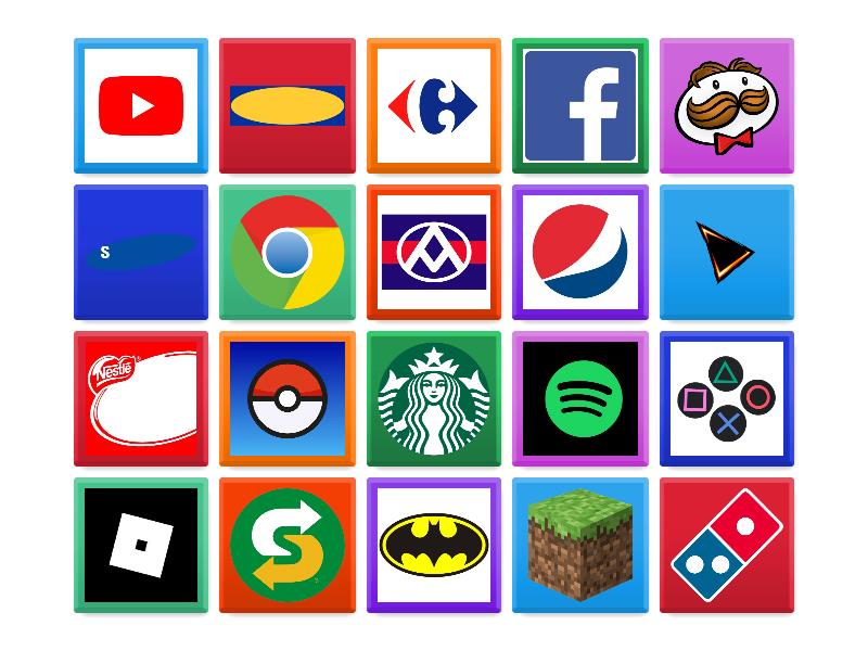 Le jeu des logos (Enfants) - Flip tiles