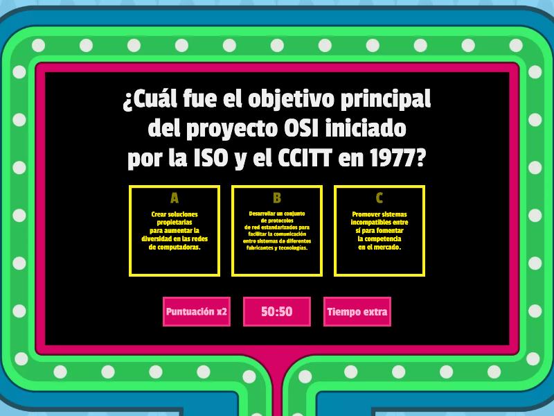 Modelo OSI - Concurso de preguntas