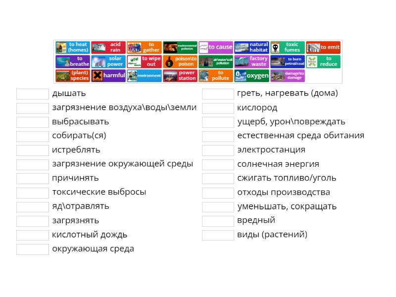 Spotlight 7 Module 8A - Match up