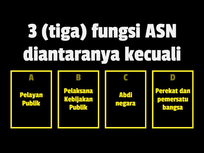 Pre Test Materi Ber-AKHLAK Orientasi P3K Provinsi - Quiz