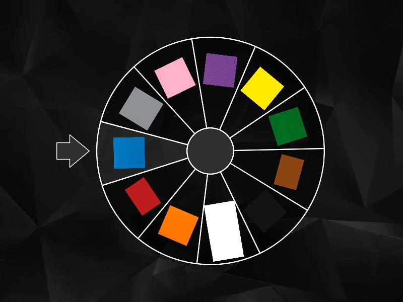 Colours - Spin the wheel
