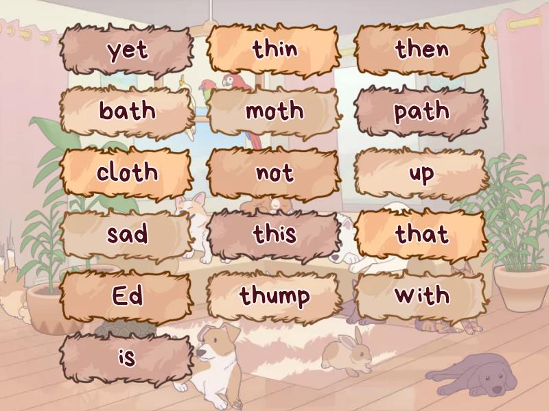Lesson 1-02 Review Words - Flip tiles