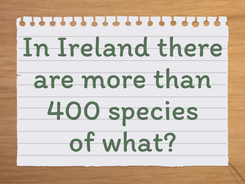 LEARN ABOUT IRELAND! - Flash cards