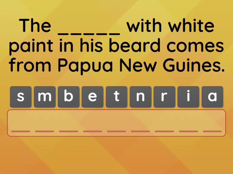 How to talk about your background - Anagram