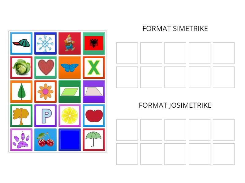 SIMETRIKE DHE JOSIMETRIKE - Ordenar por grupo