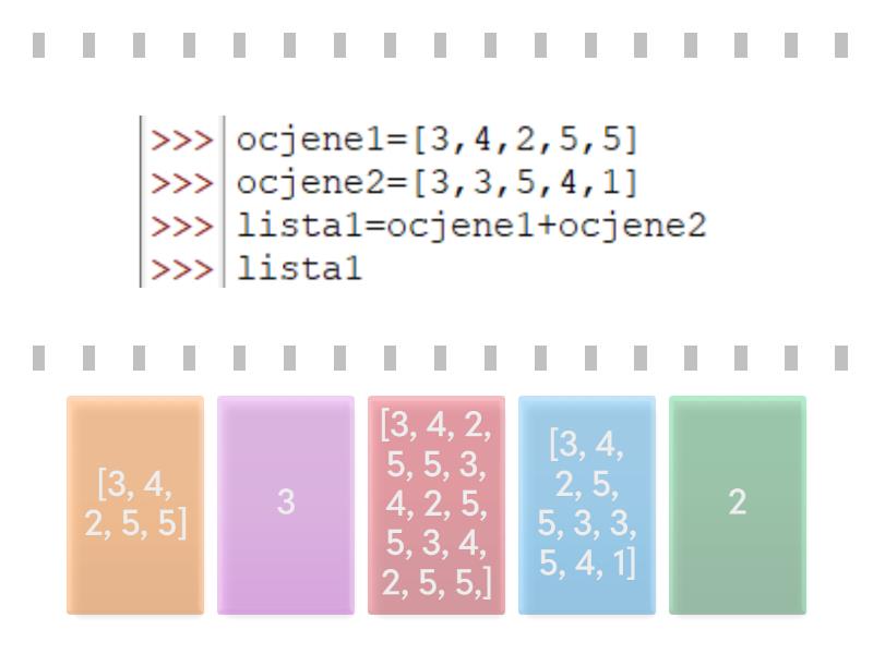 python liste - Cada oveja con su pareja