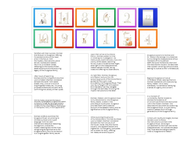 ARRANGE ME - Match up