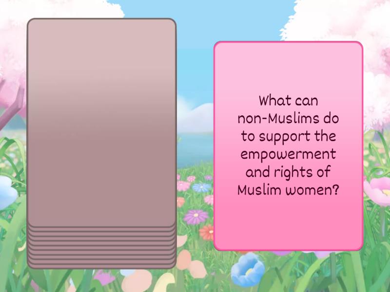 Women in Islam - Speaking cards