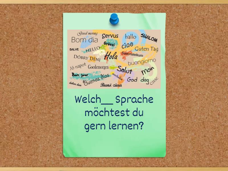 L.21 - Welcher? Welche? Welches? - Flash cards