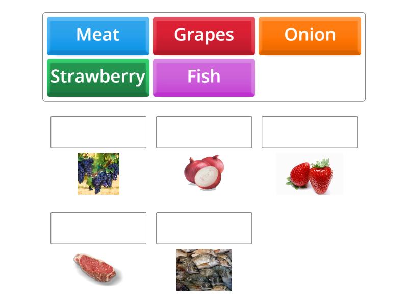 Compare words with pictures - Match up